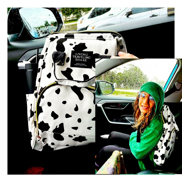 cow print | Accessories | Cow Backpacks | Poshmark